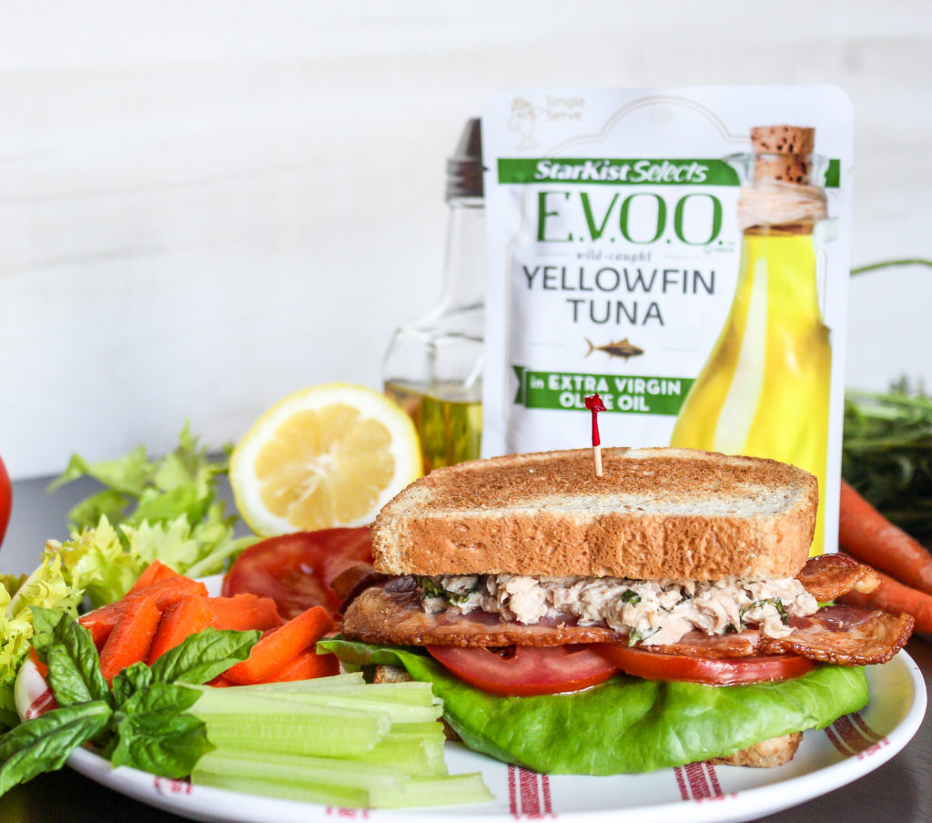 Lemon Basil Tuna BLT (Easy Lunch Recipe) - The Millennial Stay-At-Home Mom