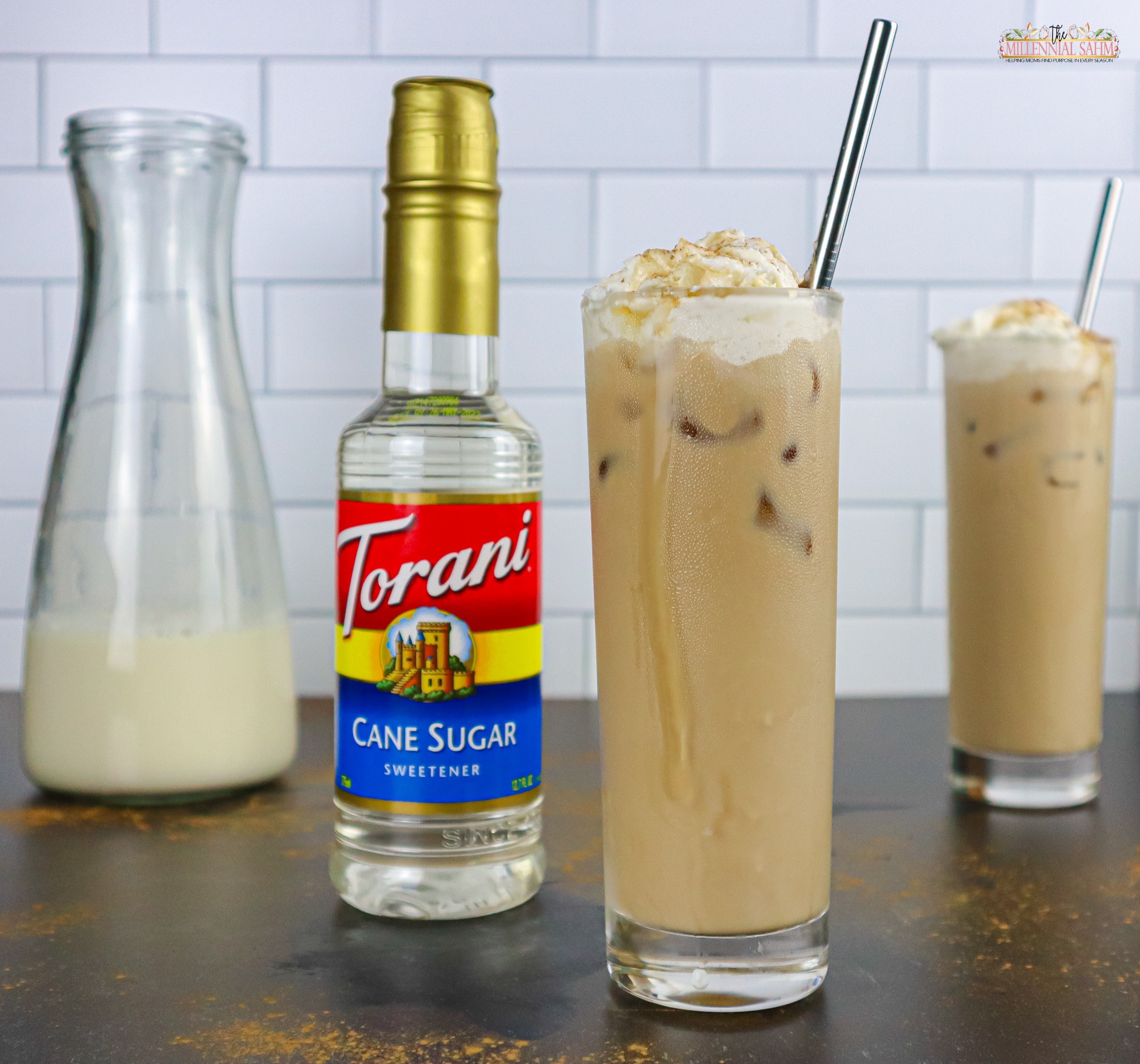 Cinnamon Maple Iced Coffee - The Millennial Stay-At-Home Mom