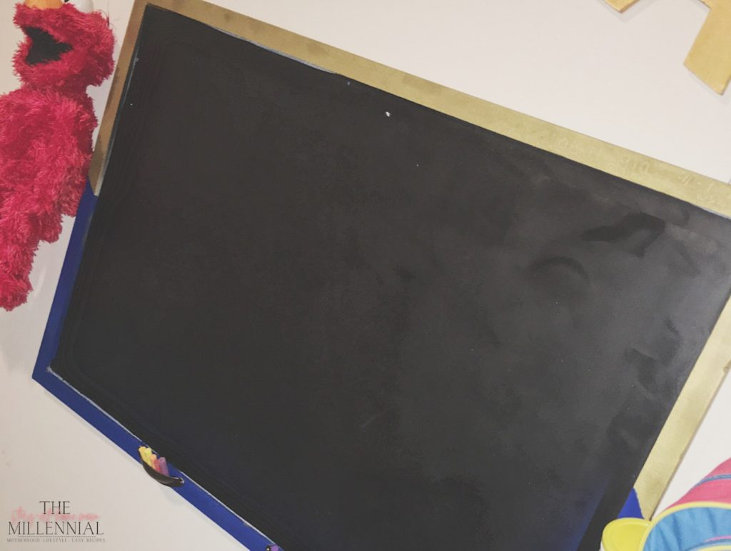 Thrift Store Flips: Chalkboard- The Millennial Stay-At-Home Mom