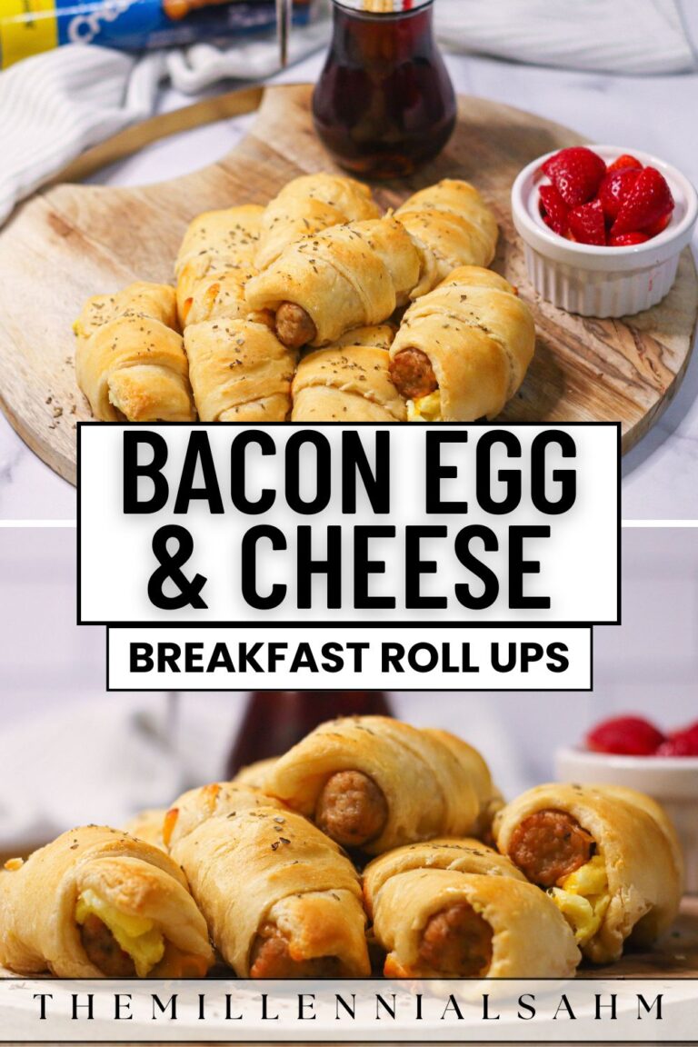 Easy Breakfast Roll Ups - The Millennial Stay-At-Home Mom