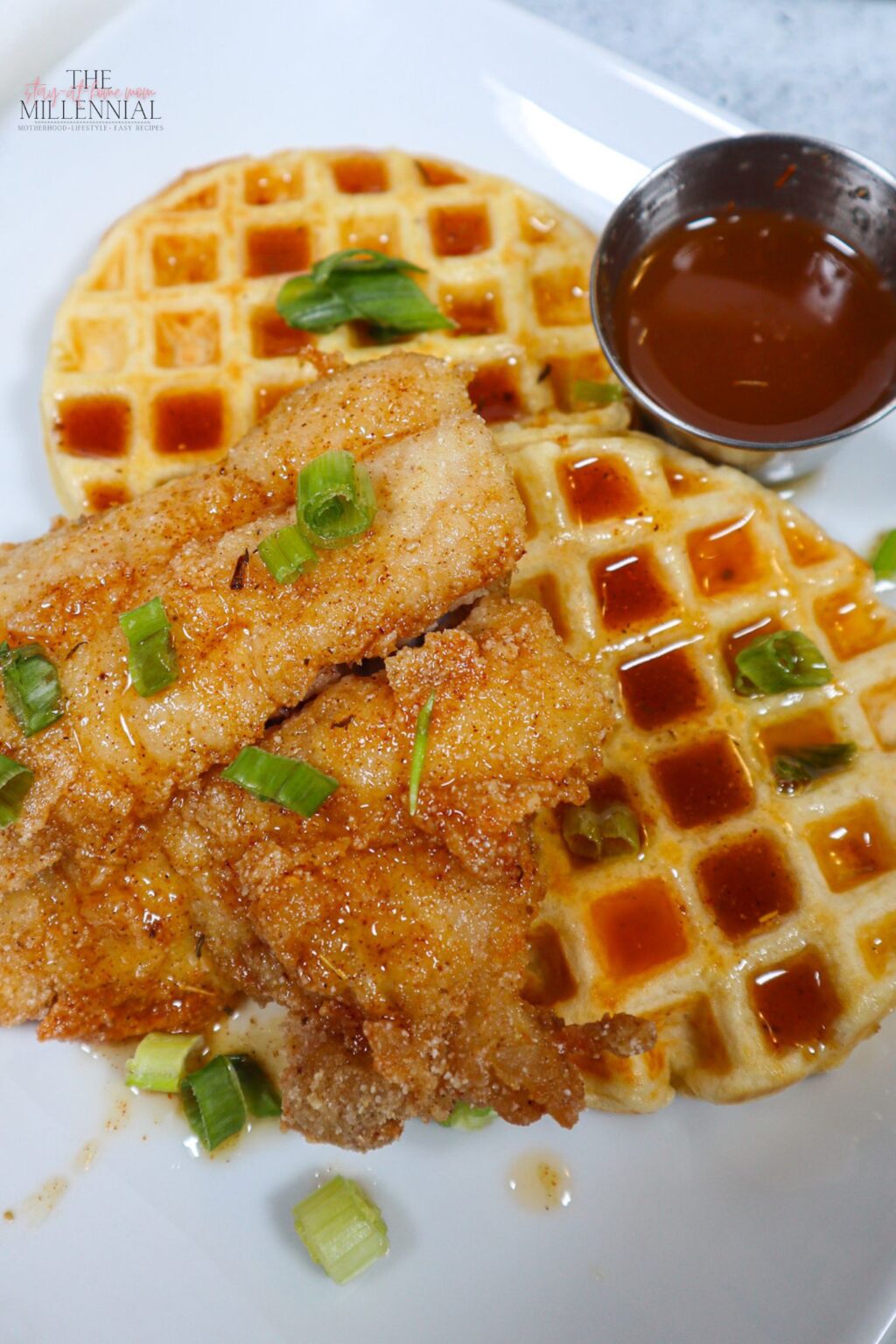 Catfish and Grits Waffles with Cajun Honey Butter - The Millennial Stay ...